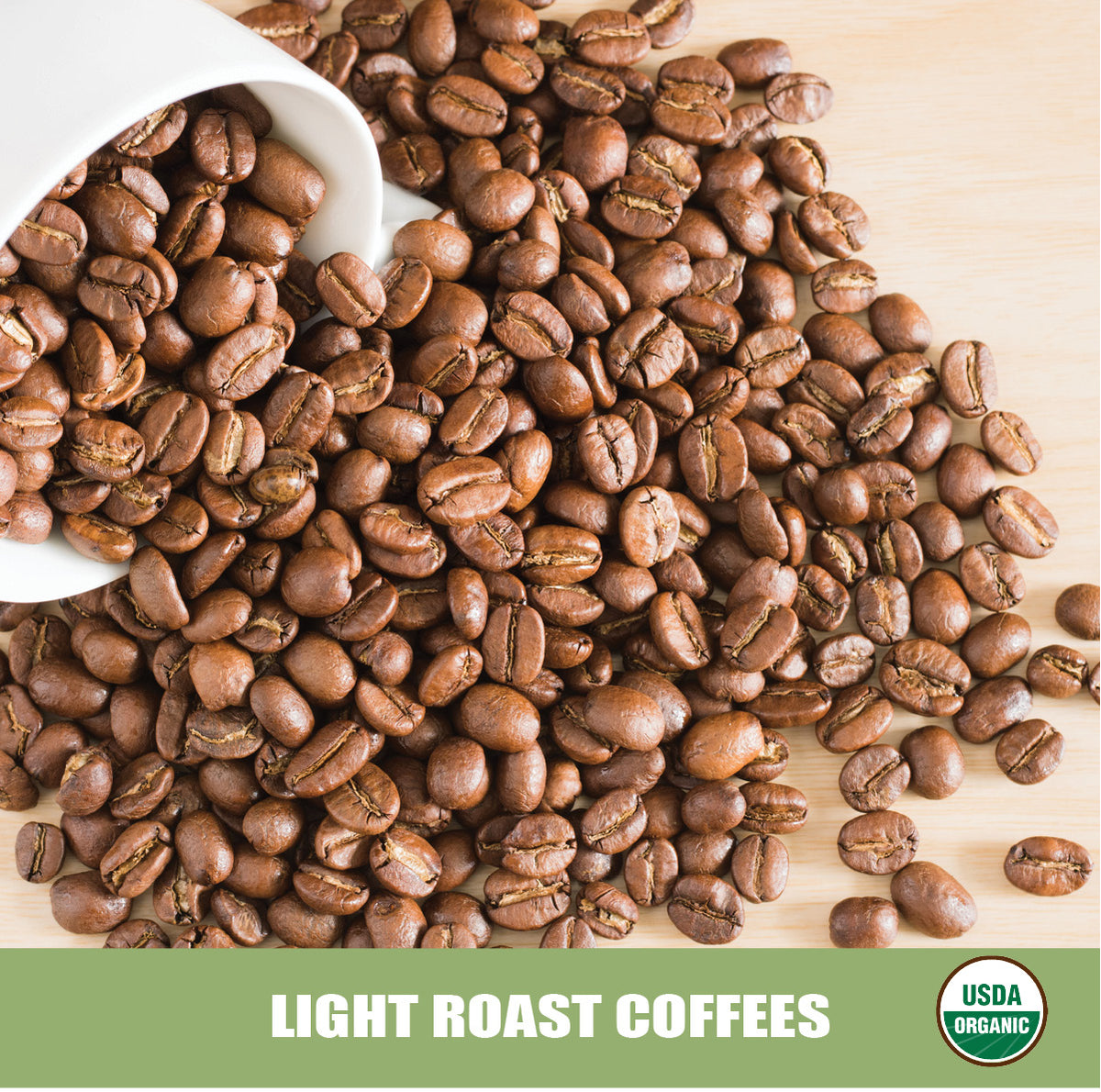 organic Lighter Roasted Coffees from Signature Organic Coffee